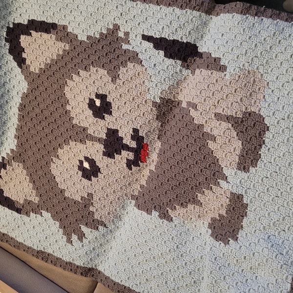 INSTANT DOWNLOAD - Wolf - Crochet Graph - Crochet Pattern - Woodland ...