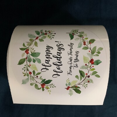 Custom Happy Valentine's Day Stickers, Personalized Valentines Day ...