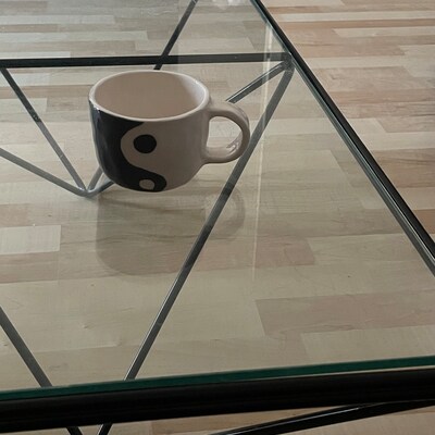 Teddy Bear Mug With Ribbon Bow Handmade Ceramic Mug 300 Ml Handmade ...