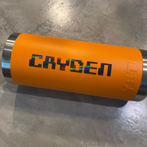 Solid Colors Glossy and Matte Custom Vinyl Decal Personalized Names or ...