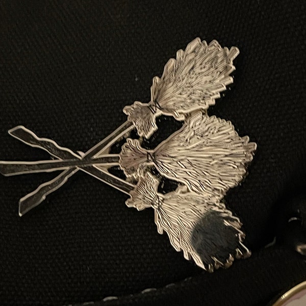 Power of Three Enamel Pin | Silver Plated Push Back Pin | Witchy Magic ...