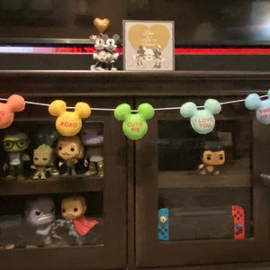 Disney Rainbow Garland Pastel Mickey Garland Disney Banner - Etsy