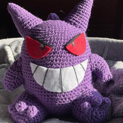Gastly, Haunter & Gengar Crochet Pattern Bundle PDF File - Etsy