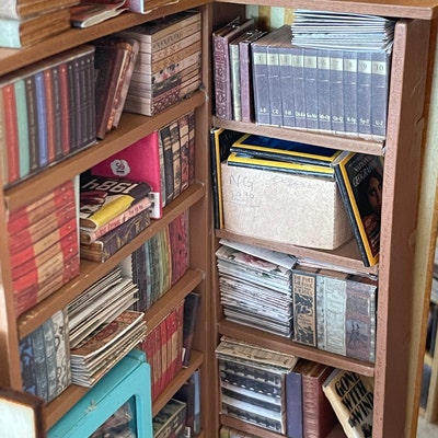 Dolls House Miniature Accessories Edgar Allan Poe Books - Etsy