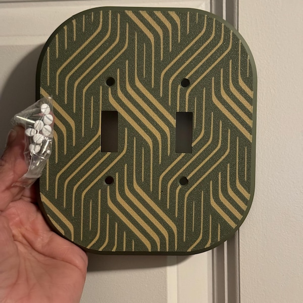 Mid Century Modern Oval Light Switch Cover Plate, Collection #5 - Etsy