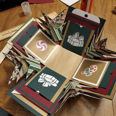 Explosion Box SVG /cut File/exploding Card Template/svg Cards/folding ...