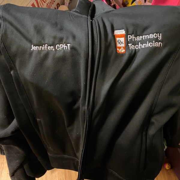 Pharmacy Tech Jacket | Pharmacy Technician Jacket | Pharm Tech | Cpht ...