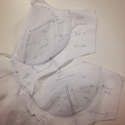 Instant Download PDF Lingerie Sewing Pattern for a Classic Balconette ...