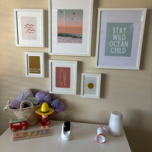 Mightier Than the Waves of the Sea Canvas Banner, Psalm 93:4 Sign ...