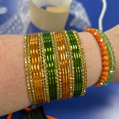 100 Plastic Bangles Set Multicolour Bangles Wedding Chura Set Women ...