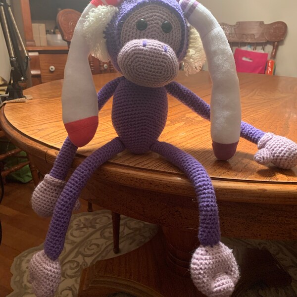 Mike the Monkey Amigurumi Crochet pdf Pattern EN, DK & NL - Etsy Portugal