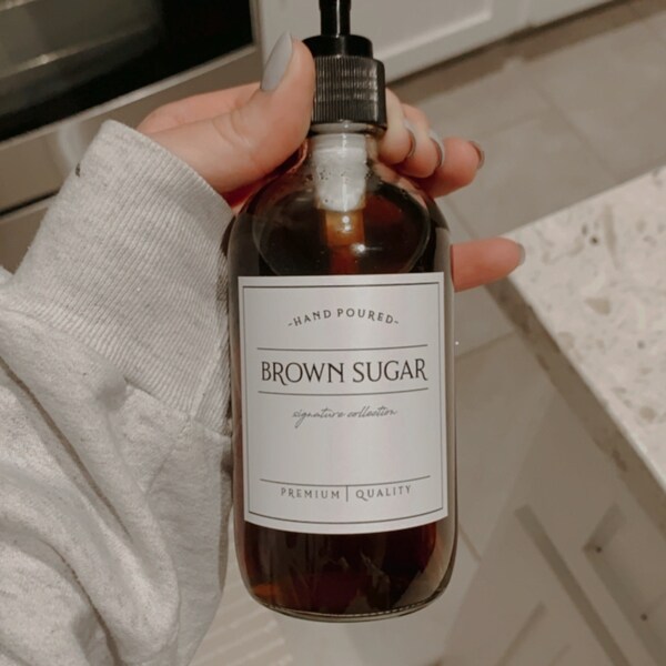 Custom Coffee Syrup Bottle - 8oz or 16oz Coffee Syrup Bottle ...