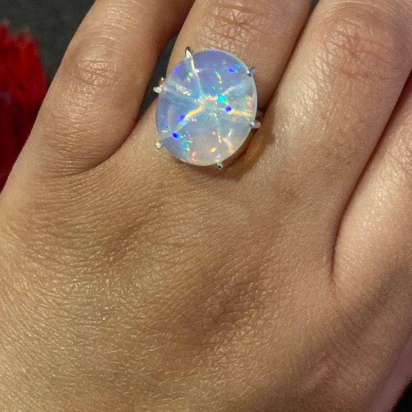 Pendant Setting, Sterling Silver 4 Prong 20 Gauge Wire Claw Setting for ...