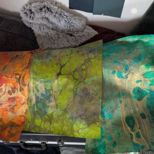 Mulberry Paper Fishnet Pattern Handmade With White Cotton Thread ...