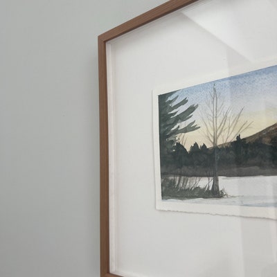 Maple Picture Frame / Custom Size Available / 1/2 Thin Edge Handmade ...