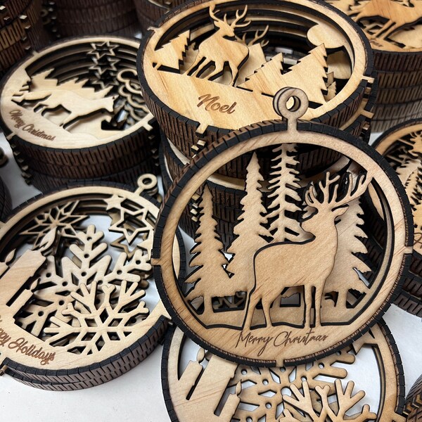 Christmas Tree Décor Bundle 30 Different Designs Christmas Balls Craft ...