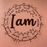 I Am Sticker, Affirmation Stickers, Clear Laptop Sticker, Water Bottle ...