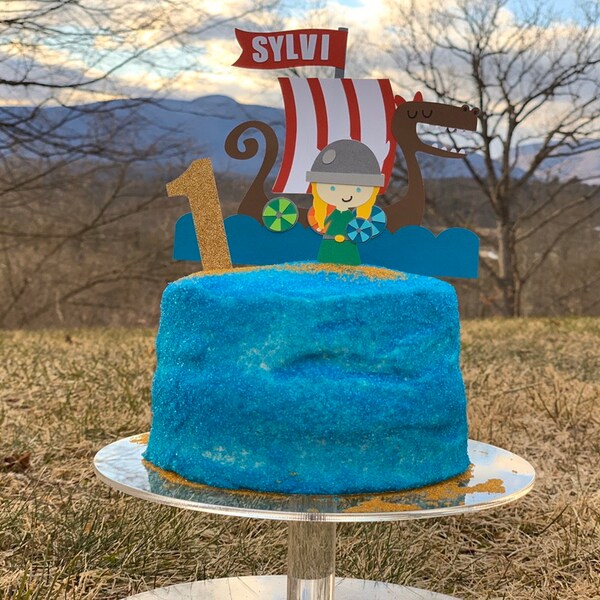 Viking Cake Topper- Smash Cake, First Birthday - Etsy