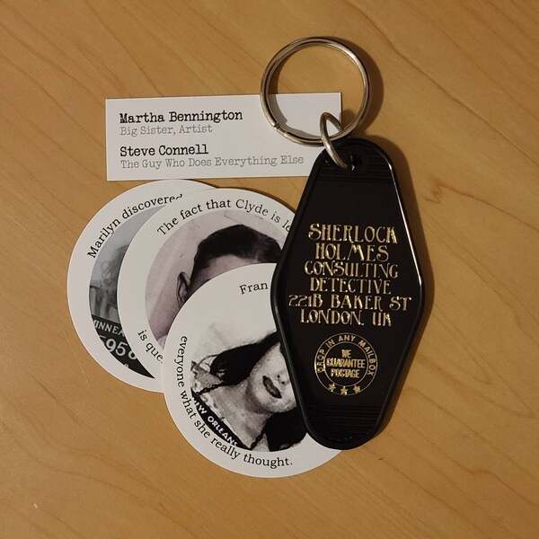 Sherlock Holmes Key Fob - Etsy