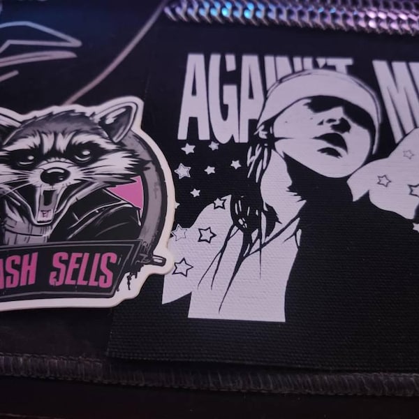 Punk Patch DIY Psychobilly Metal Crust Doom Hardcore Punk Canvas Sew-on ...