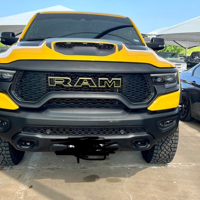 Ram 1500 TRX Grill R A M Emblem Overlay Decal 2021 2022 2023 2024 - Etsy