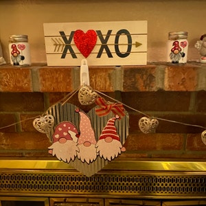 Valentines Day Gnome Mini Mason Jar Love Perfect Mason | Etsy