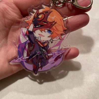 Bennett and Razor Keychains Genshin Impact Arcylic Charms - Etsy