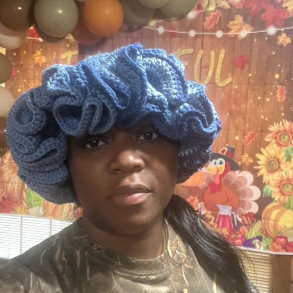 Solid Wavy Hat (choose Your Color) - Etsy