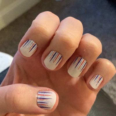 Firecracker / Nail Decals / Nail Stickers - Etsy