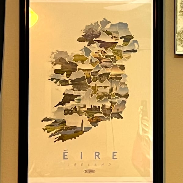 Scratch-able Ireland Map - 32 County Map of Ireland for Your Irish ...