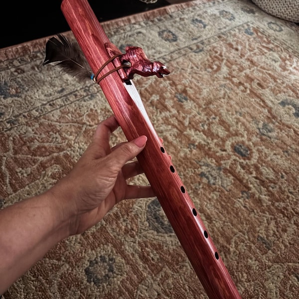 Authentic Native American Aromatic Cedar Flute Key of F#minor - Etsy