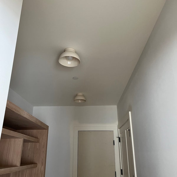 Large Scalloped Montebello Pendant Light Fixture Bone - Etsy