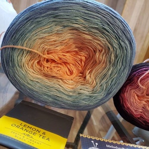 Black Rose Gradient Yarn Red Cotton Yarn Red Acrylic | Etsy