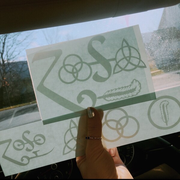 Led Zeppelin John Bonham / Bonzo Symbol ZEPPELIN RUNES T-shirt bonzo - Etsy