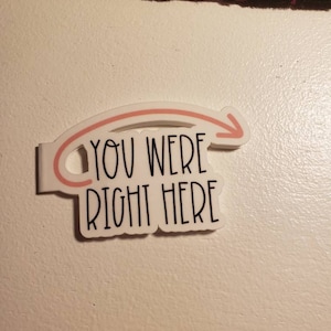 You Were Here Bookmark, Magnetic Bookmark Gift for Teachers, Bookish ...