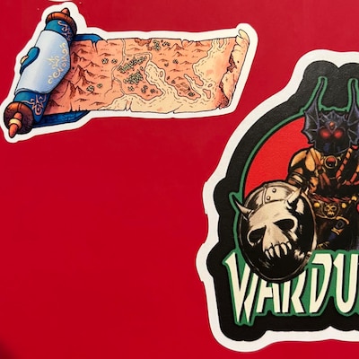 Fantasy Map Dnd Scroll Dungeons and Dragons Sticker - Etsy