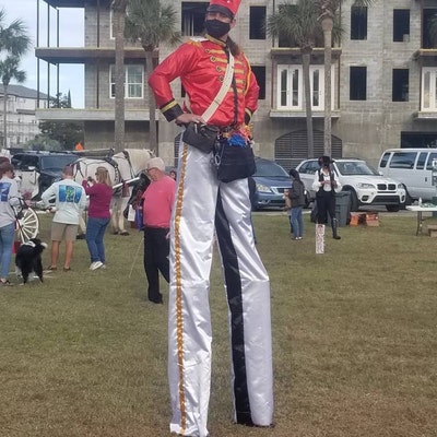Circus Mime Stilt Costume - Etsy