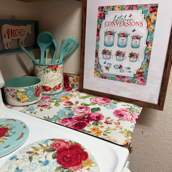 Rose Garden Border Bundle Seamless Pioneer Woman Border Design Instant ...