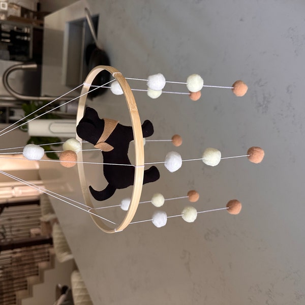 Dog Baby Mobile, Labrador Mobile Nursery, Golden Retriever Mobile, Baby ...