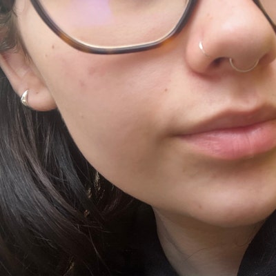 Solid 9ct Gold Nose Ring Hoop Cartilage Septum 5mm 6mm 7mm 8mm 9mm 0 ...