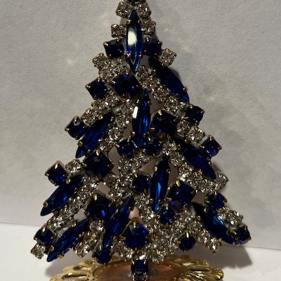 Rhinestone Christmas Tree, Vintage Christmas Tree Vintage Rhinestones ...