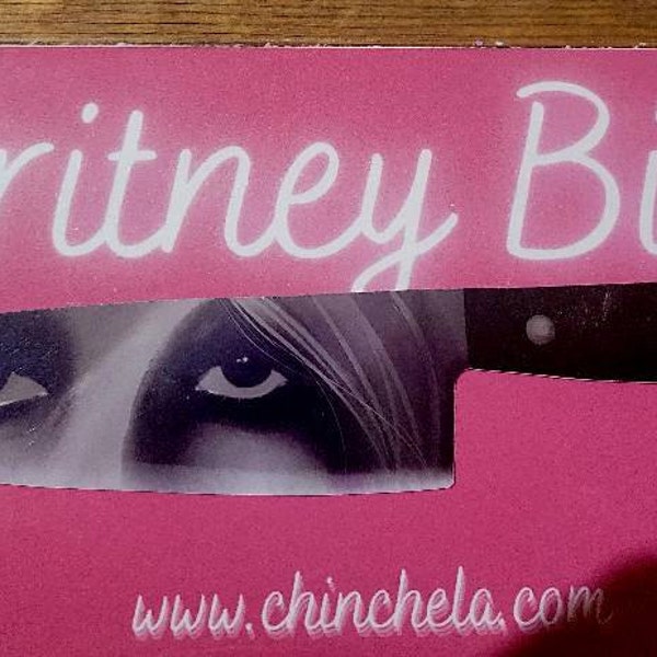 Britney Spears Memoir Knife Dance Bookmark - Etsy