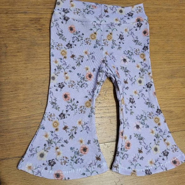Flared Pants Pattern for Kids, Girl Flare Pant Pattern, Kids Flare ...