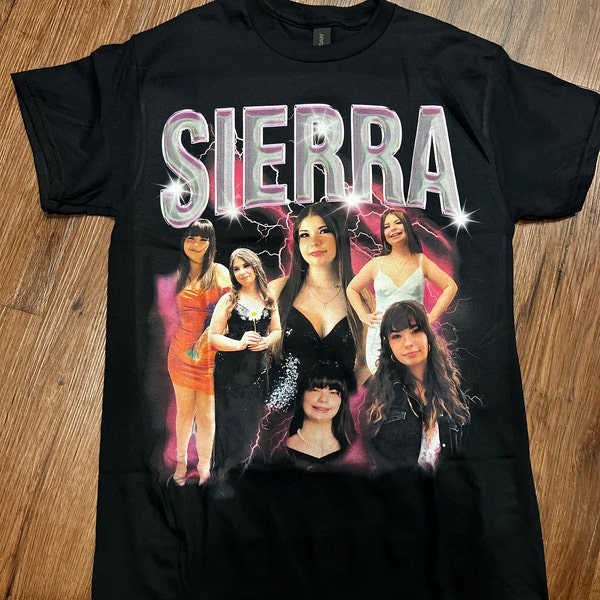 Custom Bootleg Rap T Shirt Personalized Girlfriend Picture Shirt ...