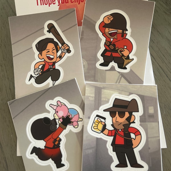 Team Fortress 2 - Stickers/decals - Etsy