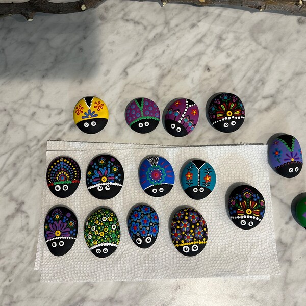 HUGE 10 Flat Rocks, 6 Inchs to 7 Inches Flat Medium Rocks, Cairn Stones ...