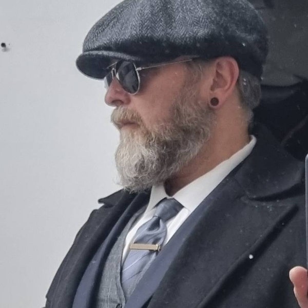 GRAND CLASSIC Wool Cloth Sewn Men's Beret French Artist Bohemian ...