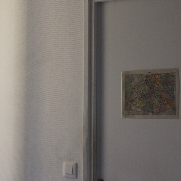 1933 Antique Paris Map, Districts of Paris, Souvenir of France ...