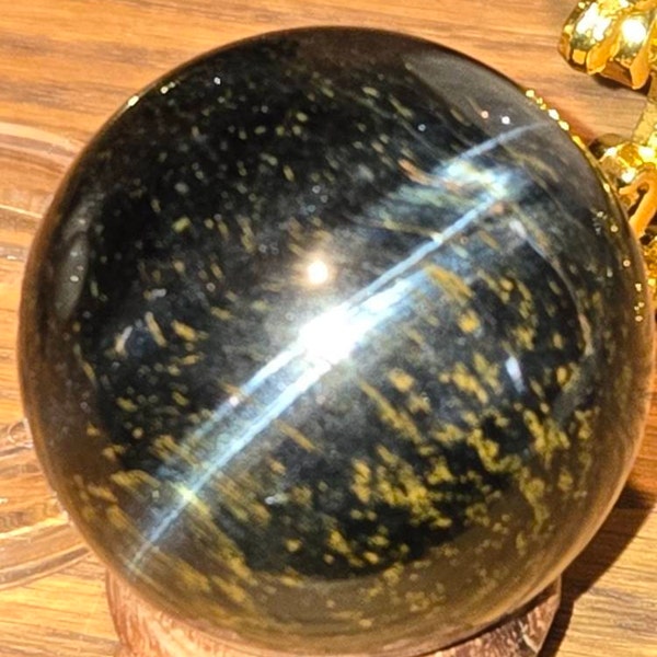53.8mm 218g Top Quality Natural Star Citrine Quartz Sphere, Mineral ...