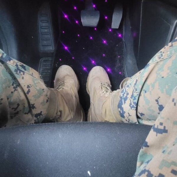 Wanted GTA LED Panel Electric Sticker Light for Car Window Car Sticker ...